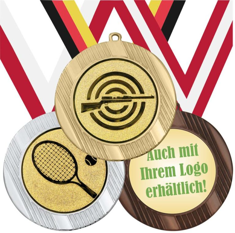 Medaille "Matteo" 70 mm, inkl. Band und Emblem - Böhler Sportpreise GmbH