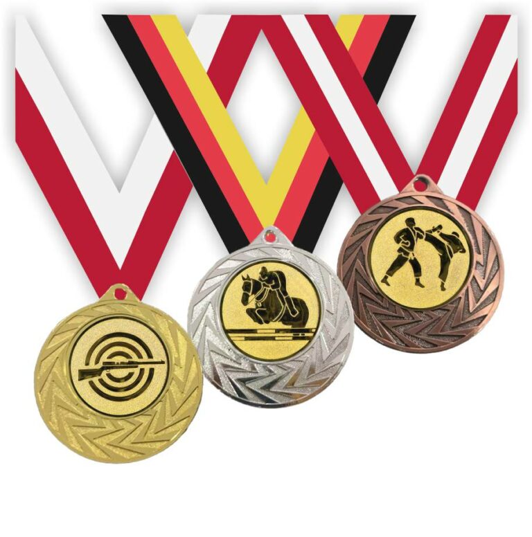 Medaille "Pia" 40 mm, inkl. Band und Emblem - Böhler Sportpreise GmbH